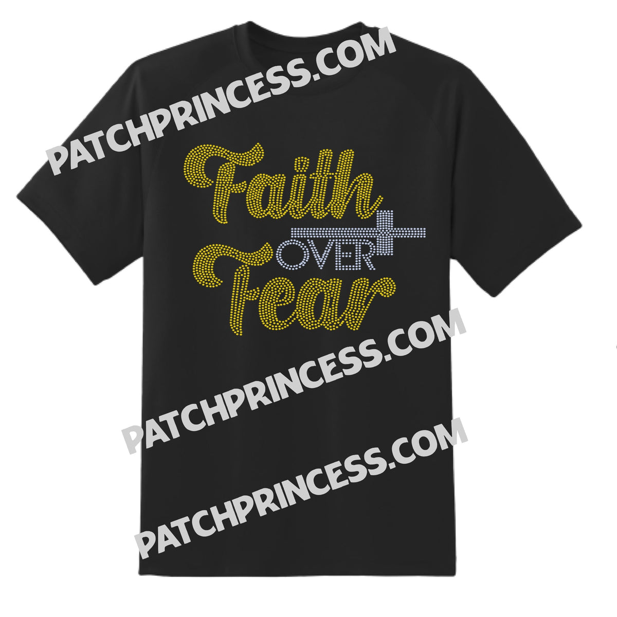 FAITH OVER FEAR MOCK UP – PATCH PRINCESS