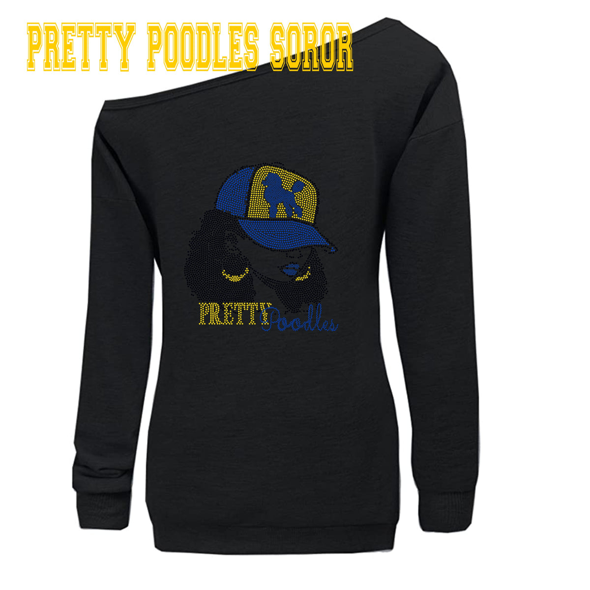 PRETTY POODLE SOROR BLING TRANSFERS – PATCH PRINCESS