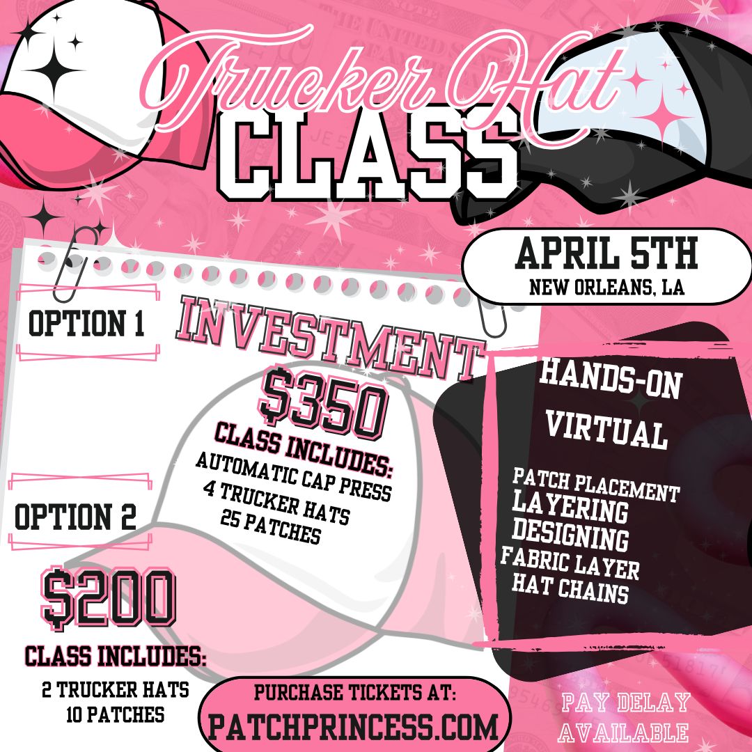 TRUCKER HAT CLASS – PATCH PRINCESS