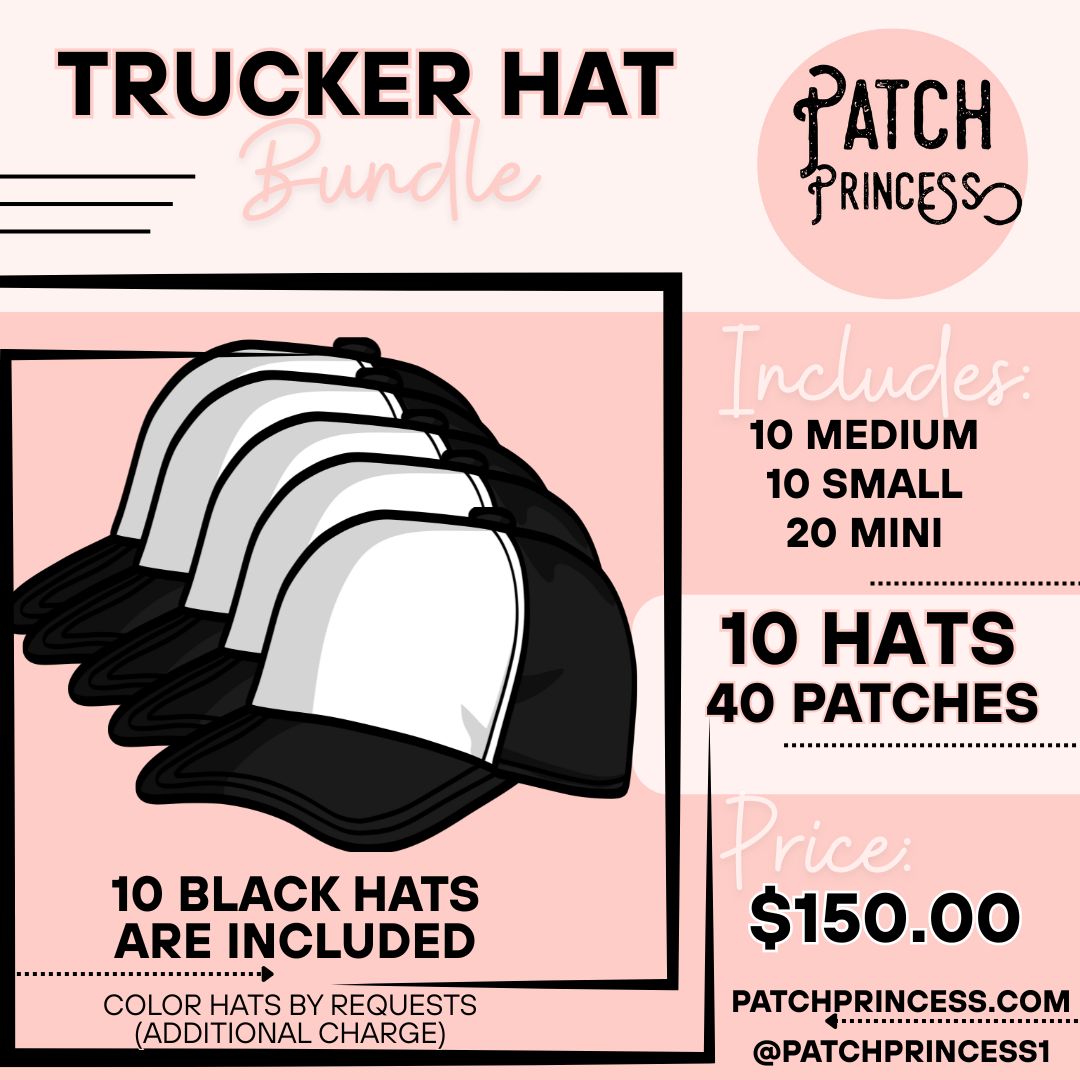TRUCKER HAT BUNDLE – PATCH PRINCESS