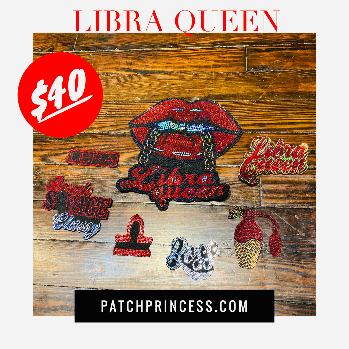 LIBRA QUEEN 7 PATCH SET – PATCH PRINCESS