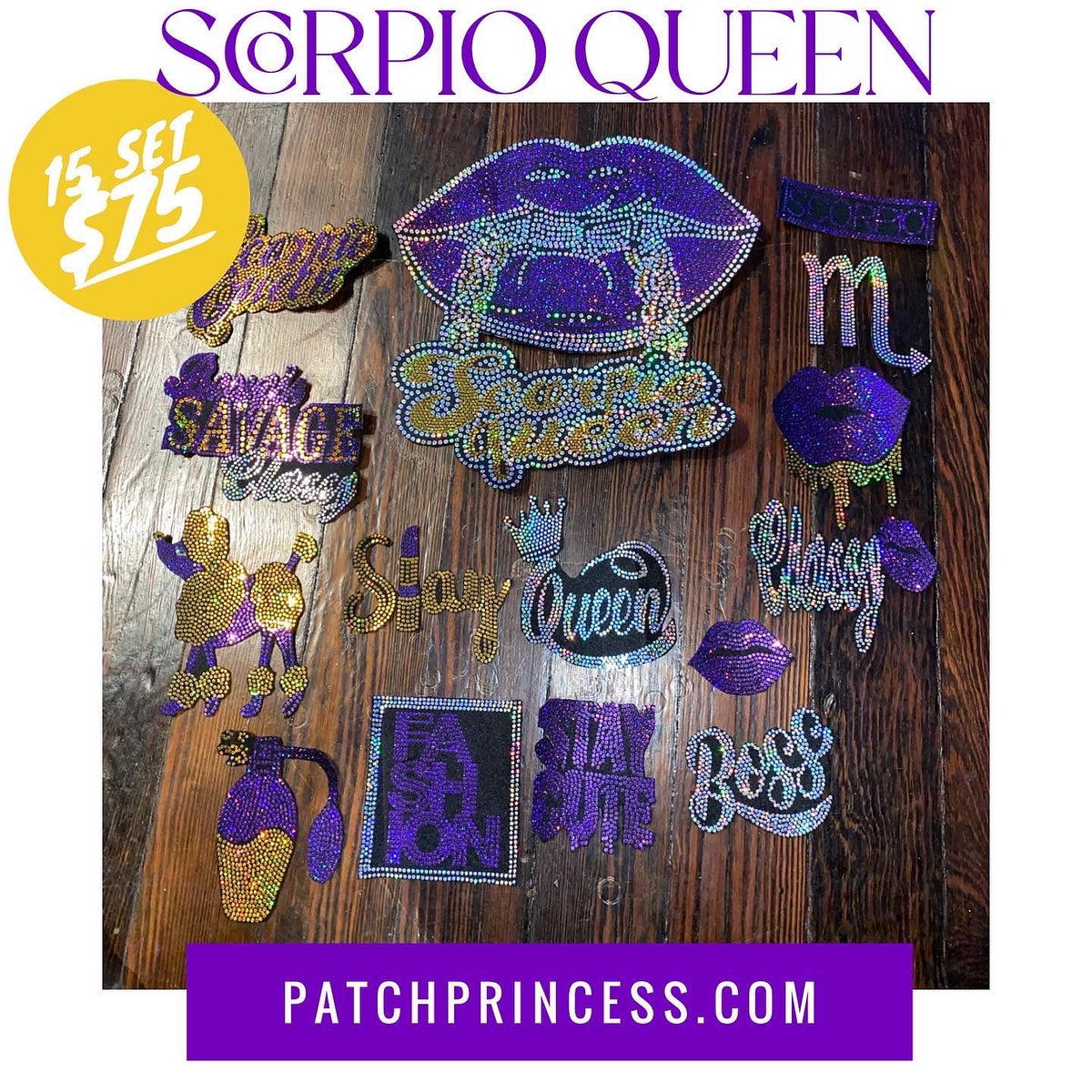 SCORPIO QUEEN JACKET BAG – PATCH PRINCESS