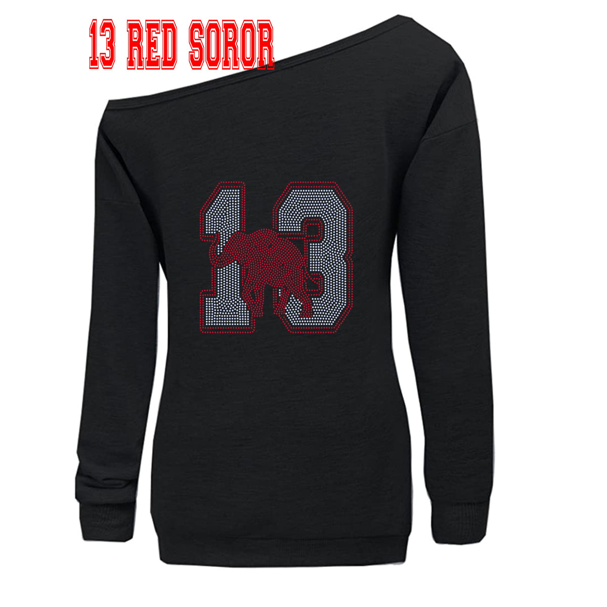 13 RED SOROR BLING TRANSFERS – PATCH PRINCESS