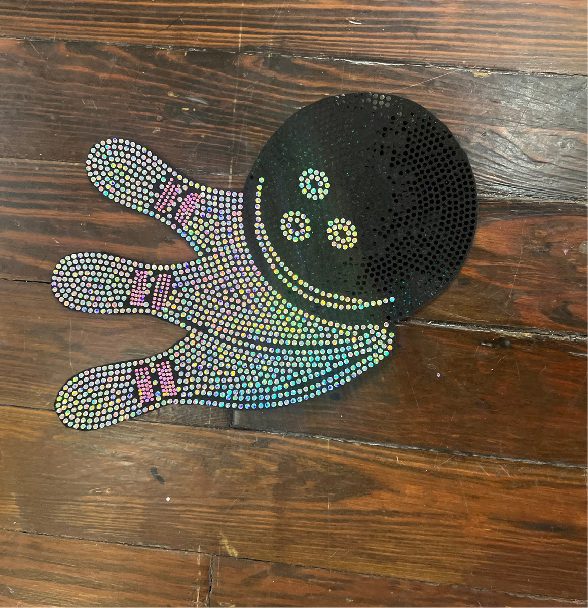 3 Bowling Pins and ball BLING PATCH – PATCH PRINCESS