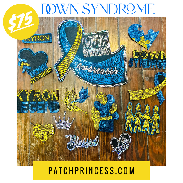 DOWN SYNDROME 15 Patch Jacket Bag – PATCH PRINCESS