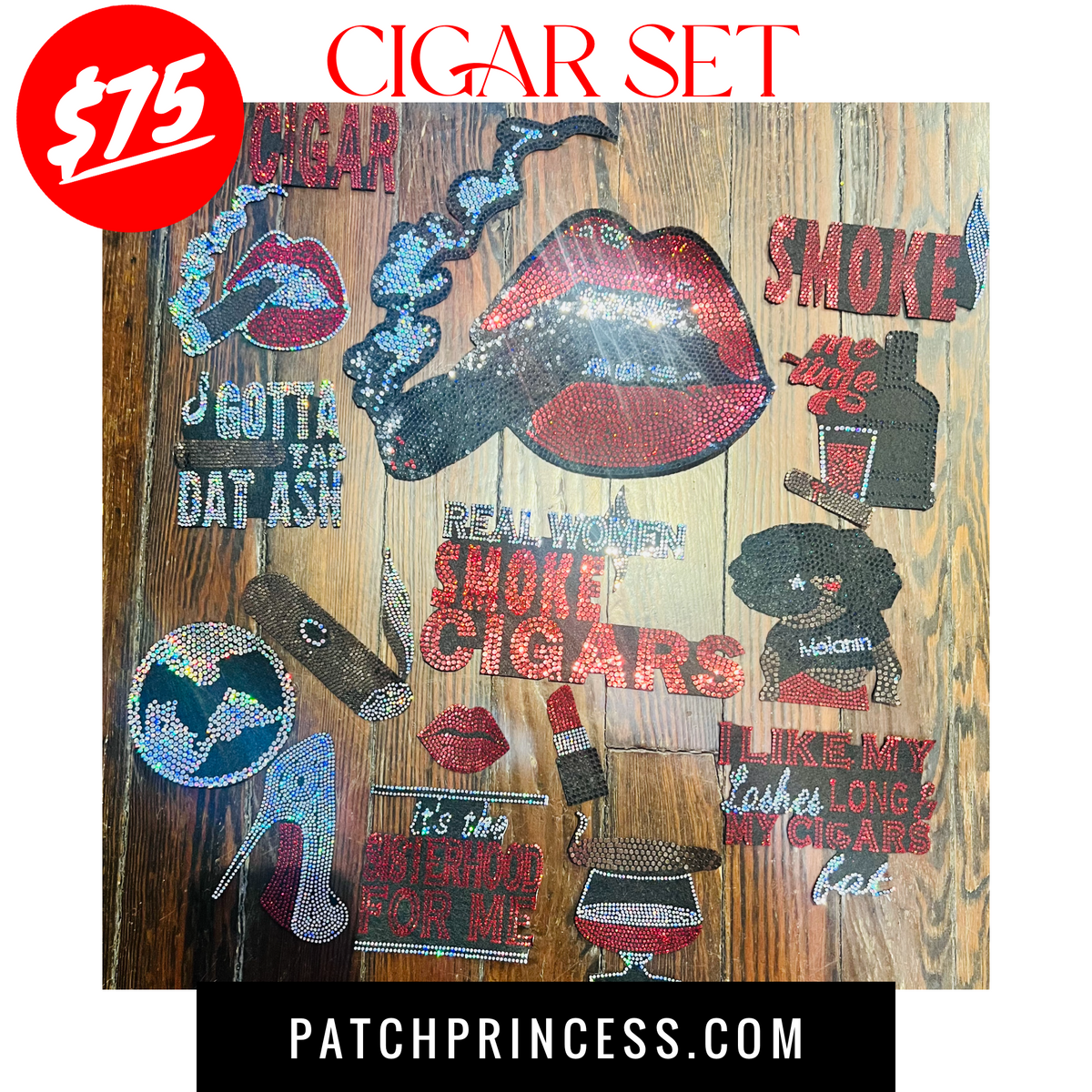 CIGAR SET 15 PATCH SET – PATCH PRINCESS
