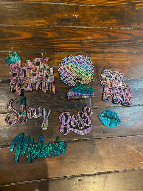 BLACK QUEEN 7 PATCH SET – PATCH PRINCESS