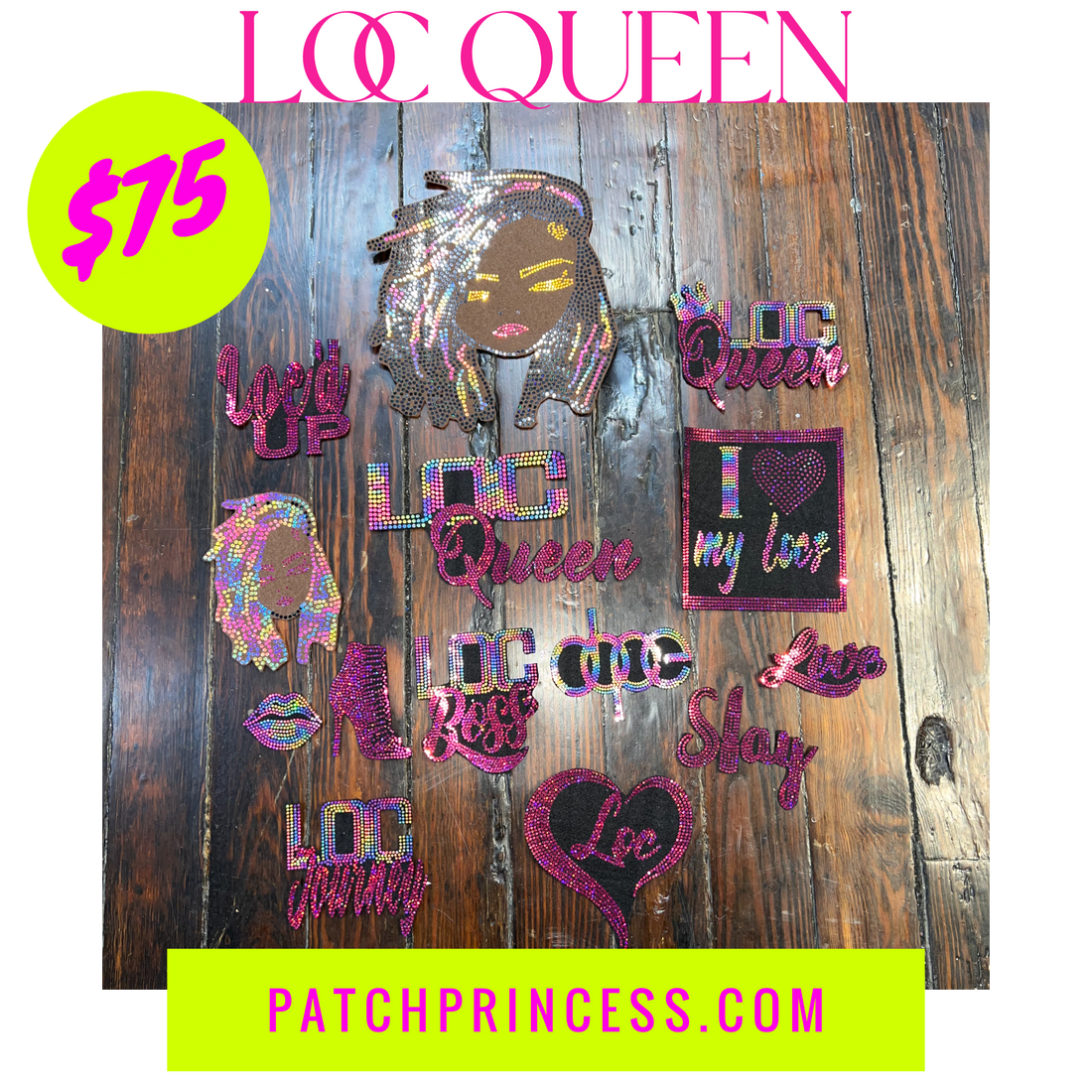 LOC QUEEN 15 PATCH SET – PATCH PRINCESS