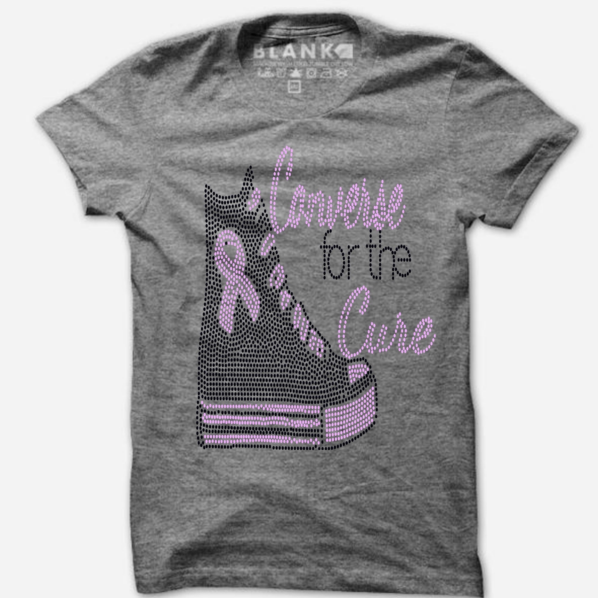 BREAST CANCER Converse for the Cure BLING TRANSFERS – PATCH PRINCESS