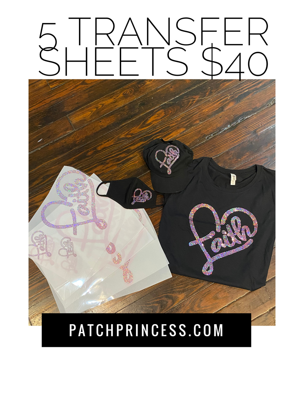 BLING TRANSFERS – PATCH PRINCESS