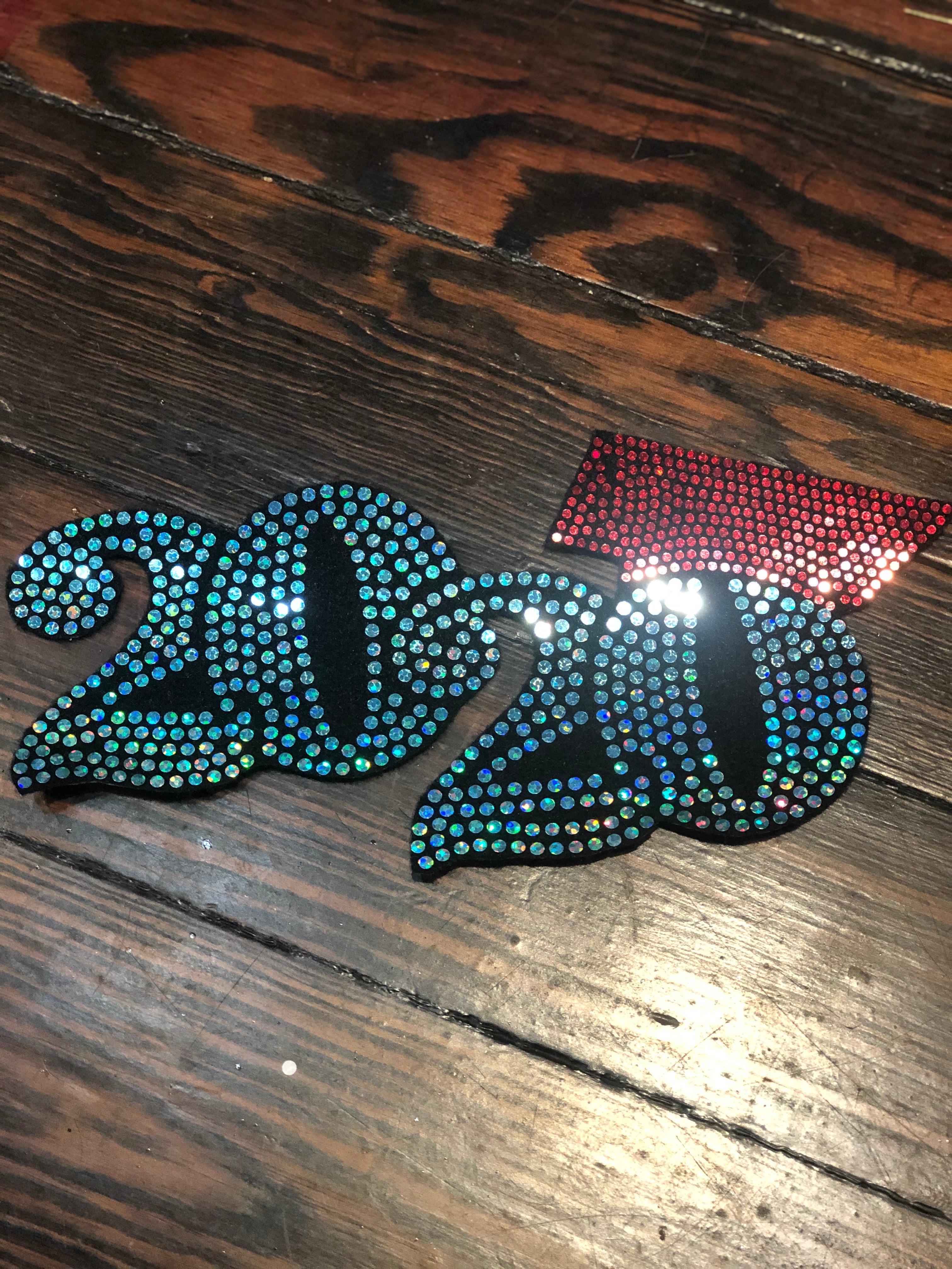 GRAD CAP BLING PATCH – PATCH PRINCESS